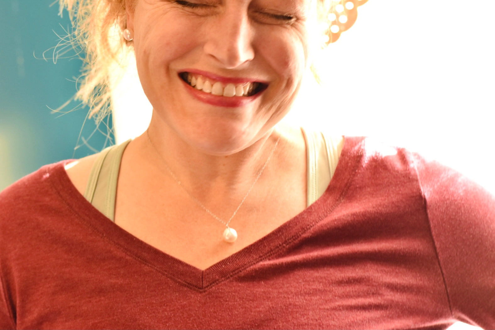 Single Pearl Necklaces - One Pearl Necklaces | The Pearl Girls